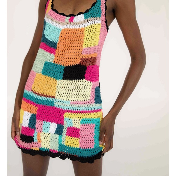 TACH | Dresses | Tach X Meryl Crochet Mini Dress | Poshmark